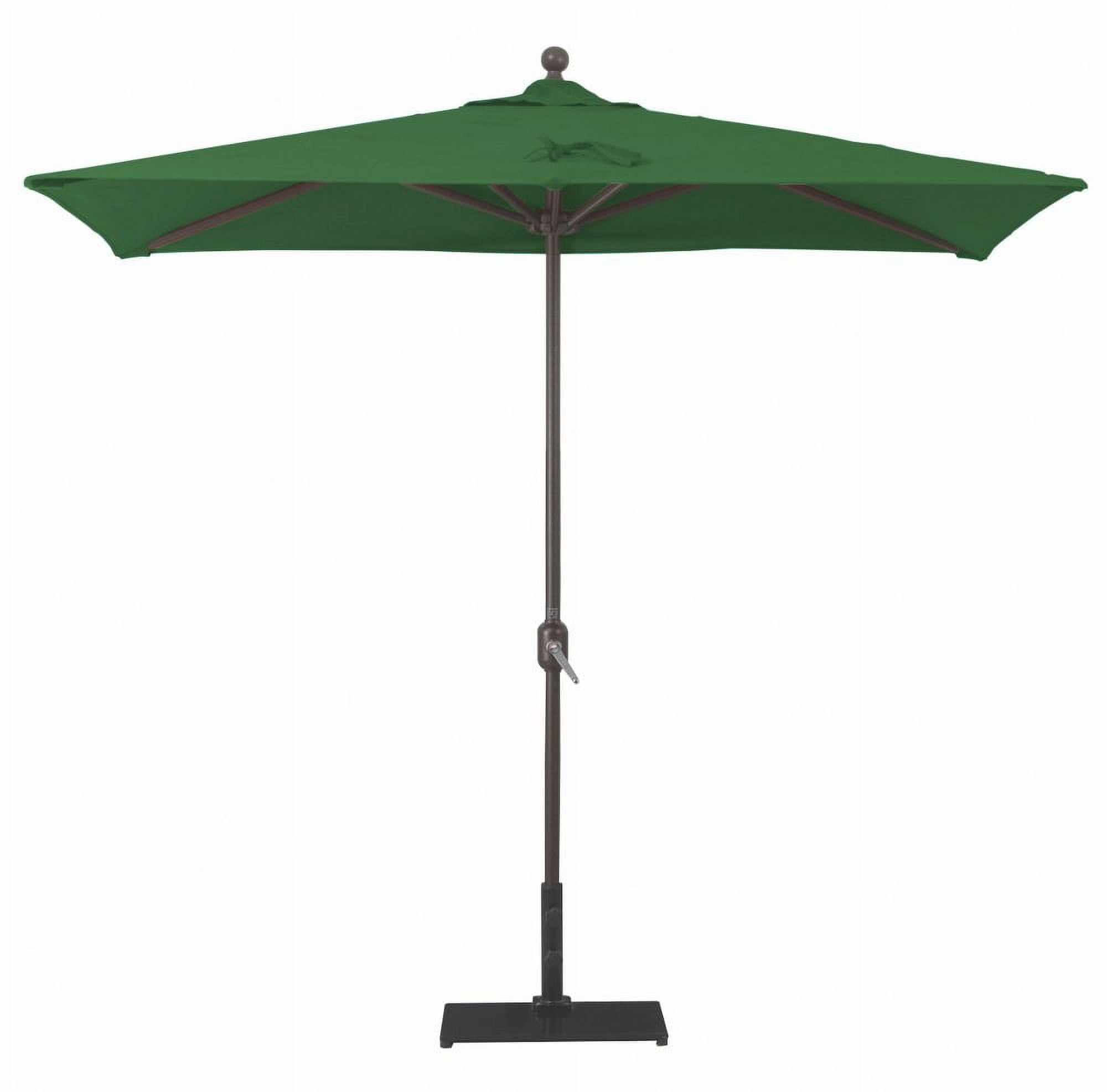 Half Wall 3.5 Foot X 7 Foot Umbrella-Sunbrella Solid Colors Fabric Type ...