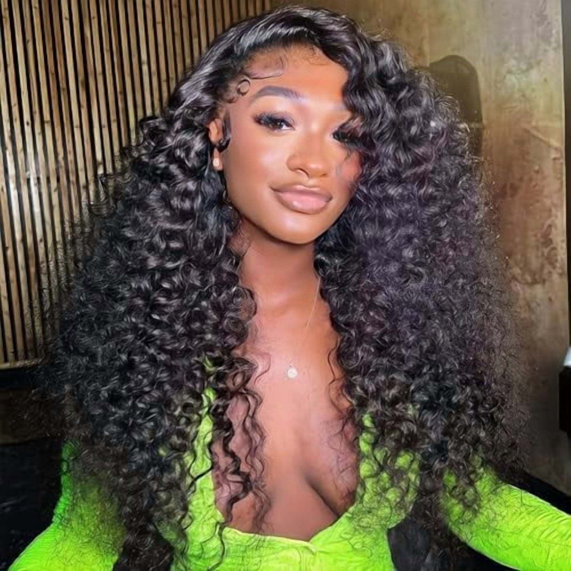 Half Wig Human Hair Water Wave Half Wig 3 In 1 Glueless Wigs Seamless ...