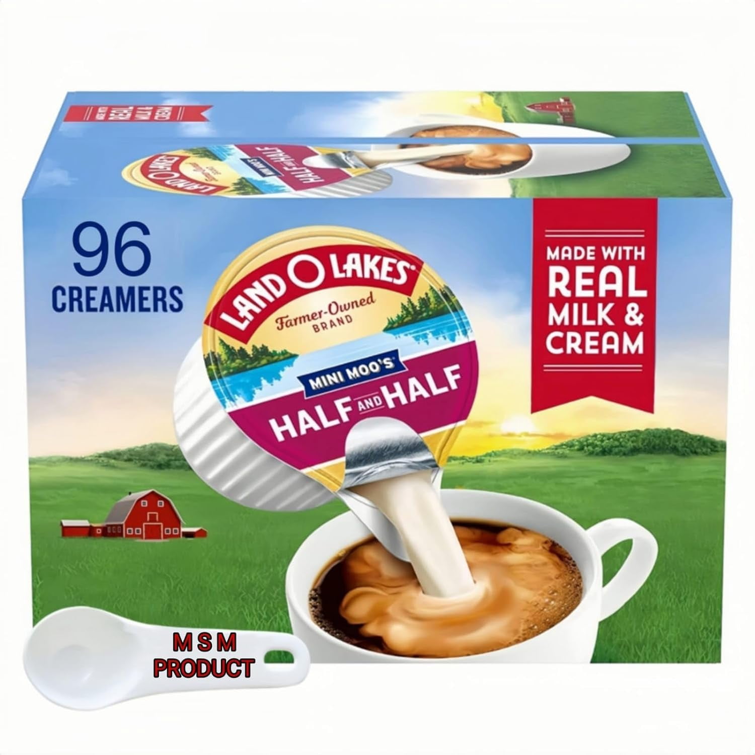 - Half Half creamer singles, 96 count | Made with real milk cream | 96 ...