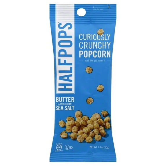 HalfPops HalfPops Popcorn, 1.4 oz - Walmart.com