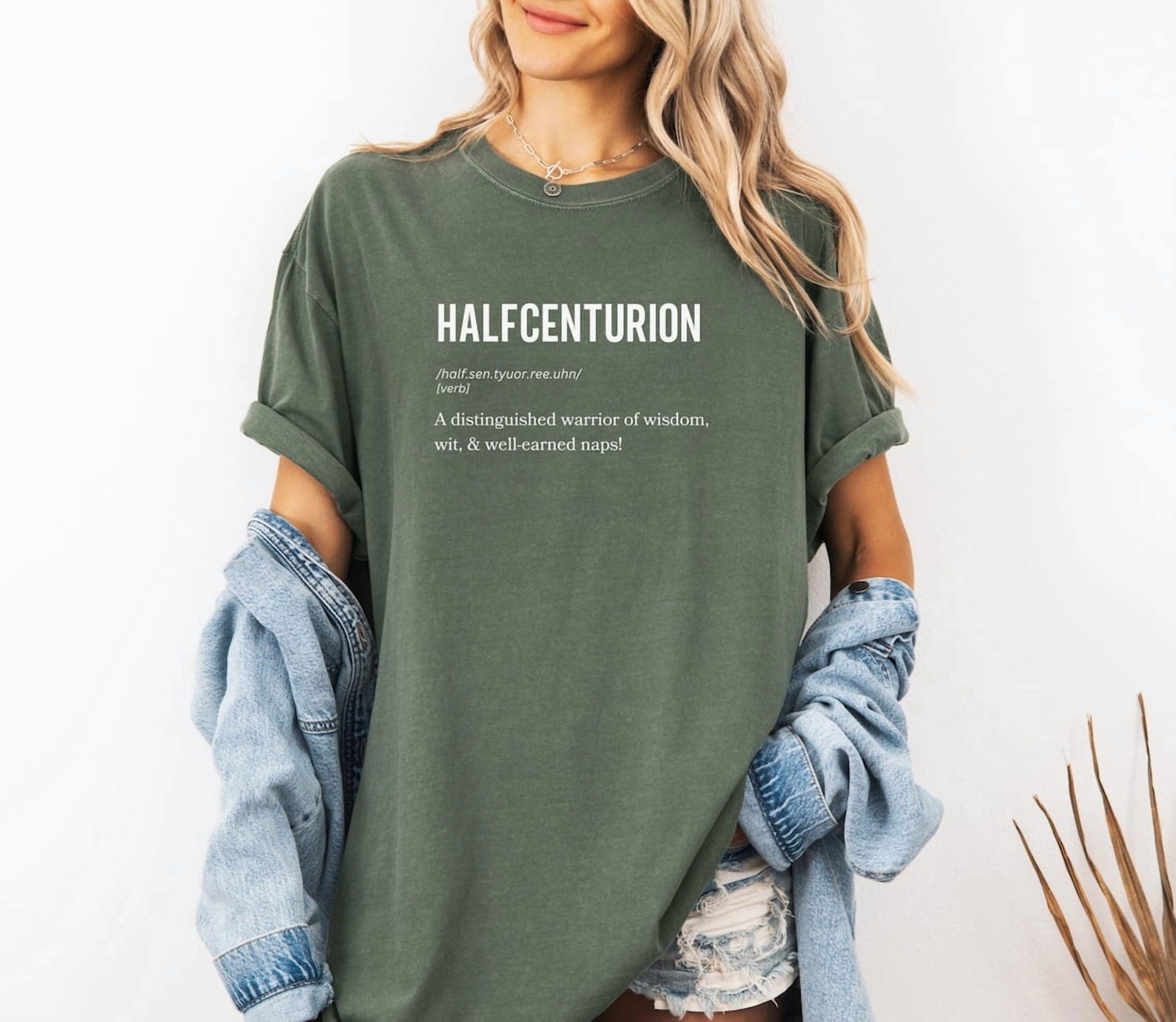 Halfcenturion, 50Th Birthday Shirt, Birthday For 50, 50Th Birthday ...