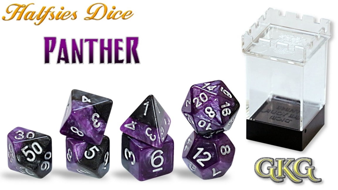 Halfsies Dice Panther, (Hardcover) - Walmart.com