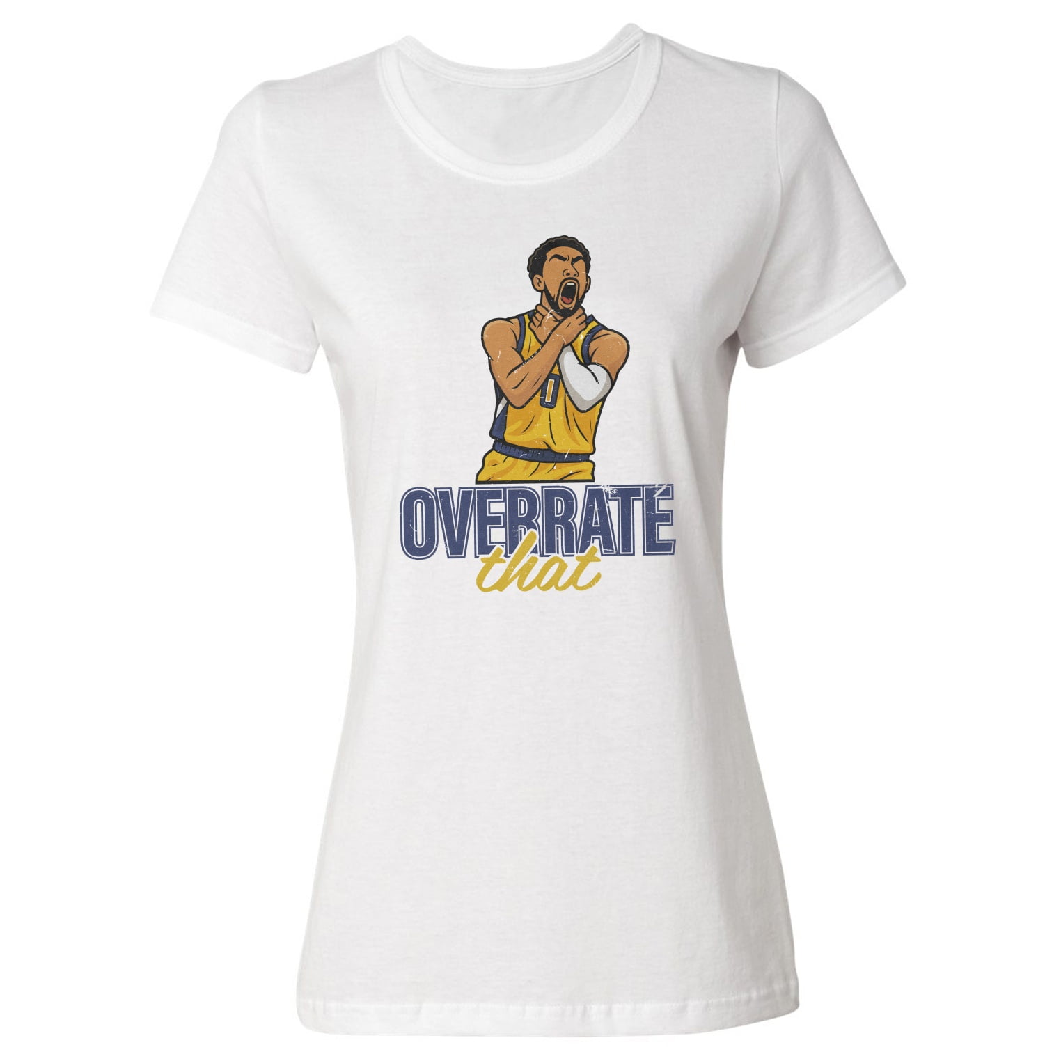 Haliburton Overate That - Choking Celebration Ladies' Crewneck T-Shirt ...