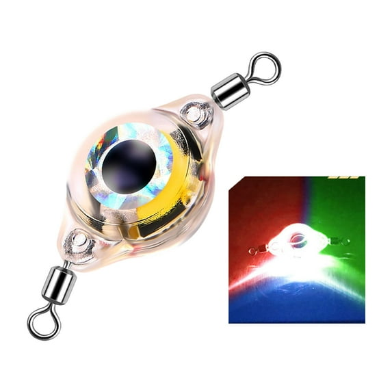 Halibut Flasher LED Lighted Fishing Lures Underwater Trolling Drop ...