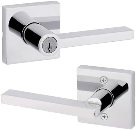 Halifax Keyed Storeroom Entry Door Handle with Lock and Key, Secure ...