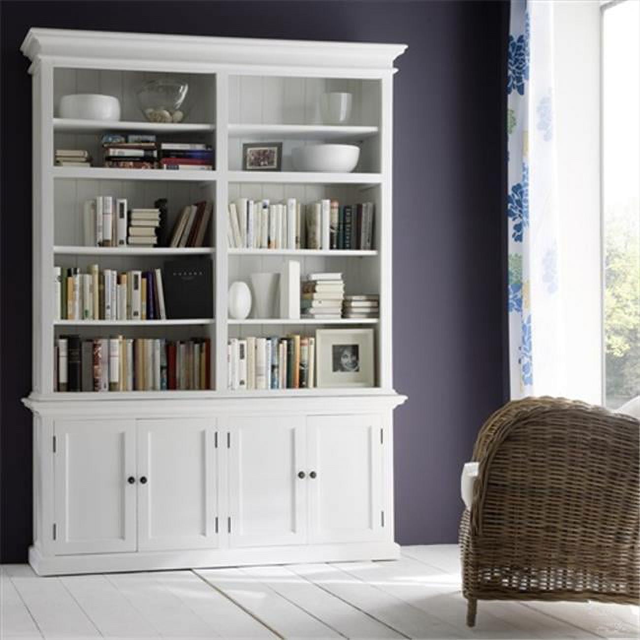 Halifax Twin Tower Hutch Bookcase - Walmart.com