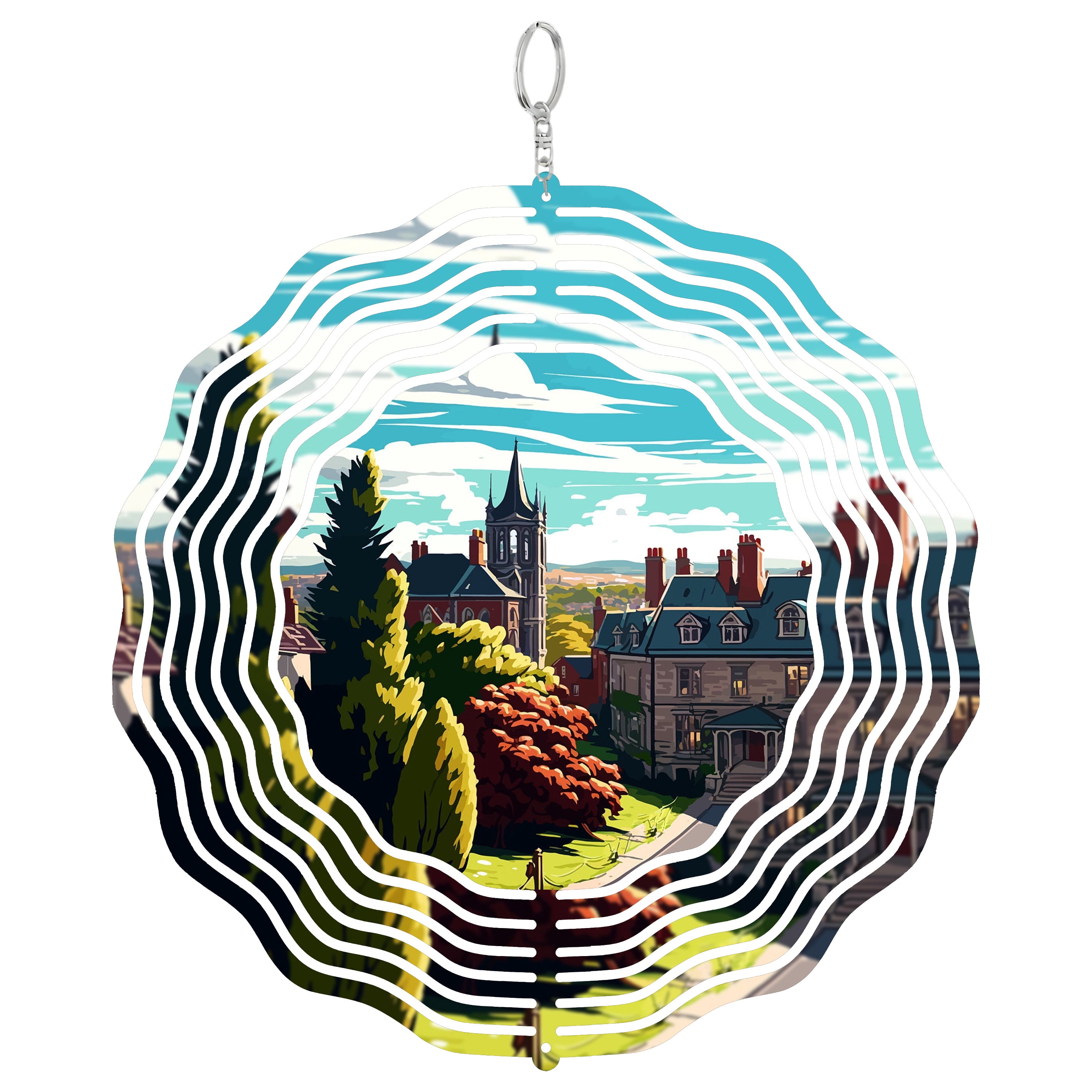 Halifax West Yorkshire Minster 3D Wind Spinner Metal Hanging Art ...