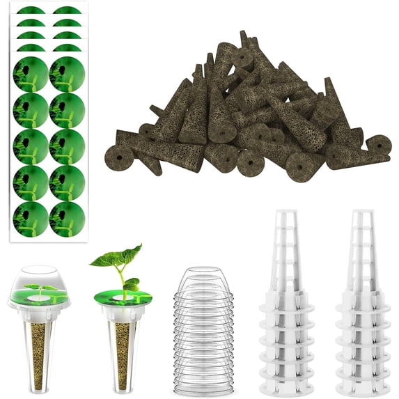 Haligo 124 pcs Seed Pod Kit for Aerogarden, Grow Anything Kit for ...