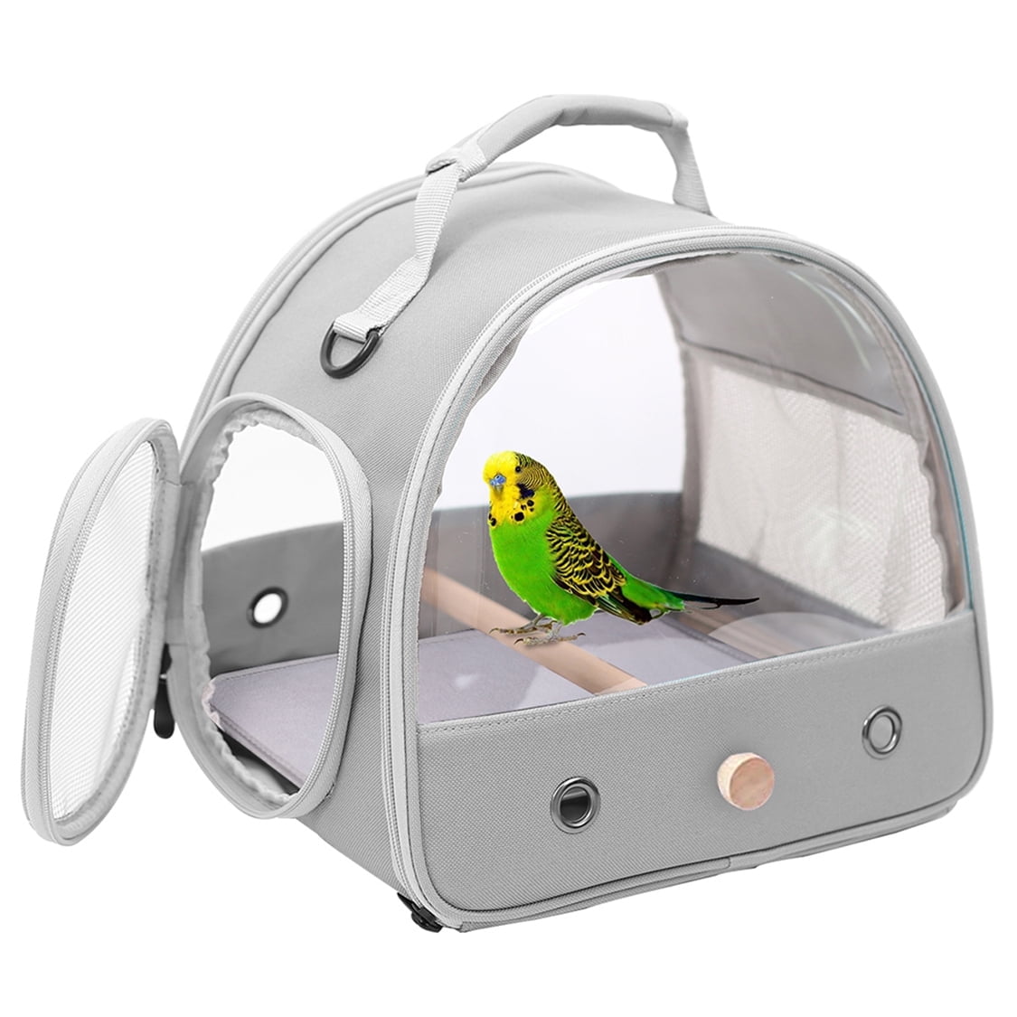 Halinfer Bird Travel Carrier, Portable Small Bird Parrot Parakeet ...