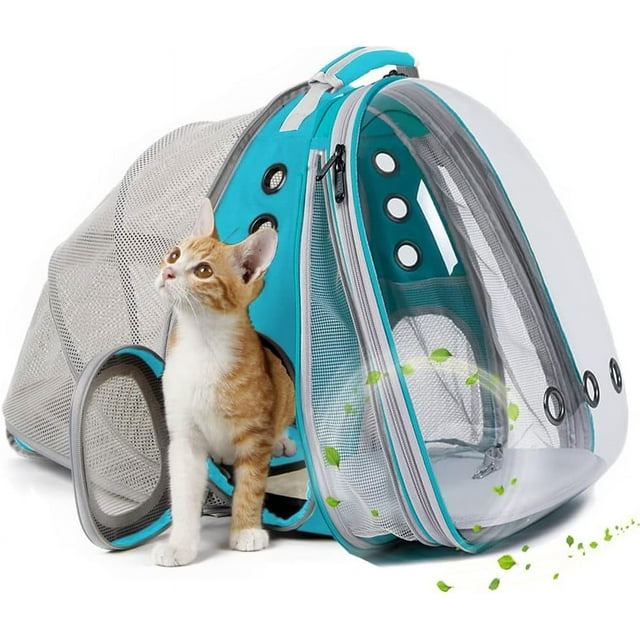 Halinfer Dual Expandable Cat Backpack Carrier, Fit up to 20 lbs ...