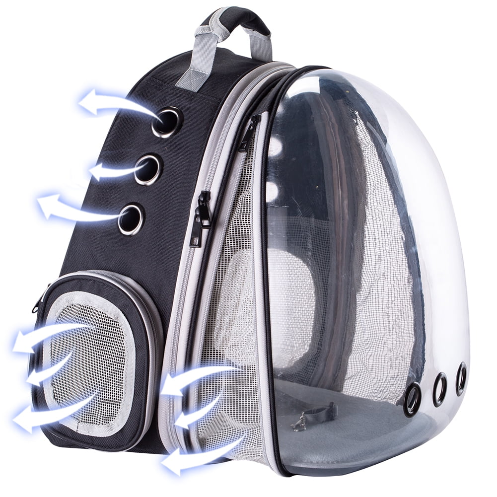 Halinfer Extra Pack Carry Bag: Expandable Cat Backpack Carrier for ...