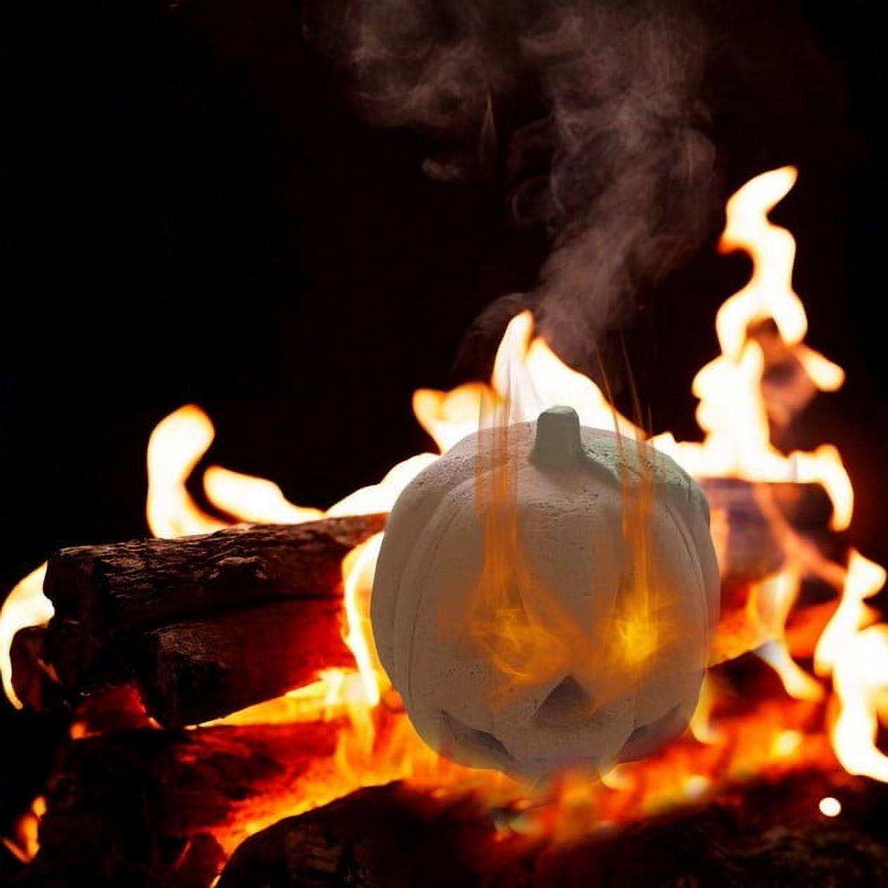 Haliyee ‌Halloween Decorations LED Burning Pumpkin Light Up Decor ...