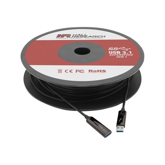 Hall CUSB3-AP USB 3.0/3.1 Gen 1 Javelin Active Optical Plenum Cable ...