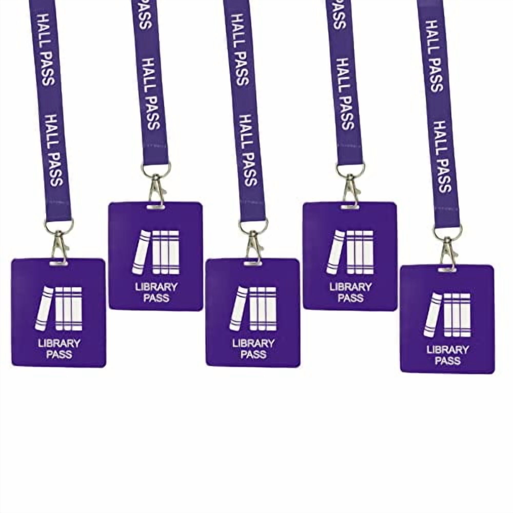 Hall Pass Lanyards with Card Passes,Unbreakable School Classroom Passes ...