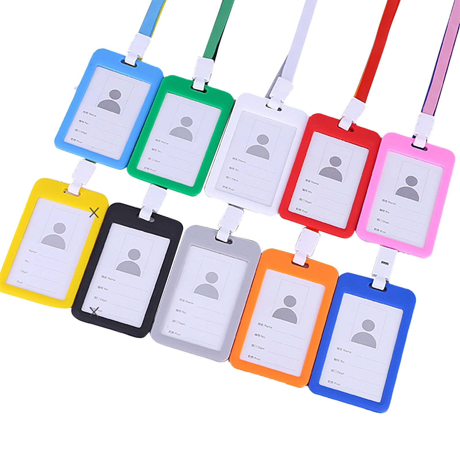 Hall Pass Lanyards Unbreakable School Passes Set for Teachers and ...