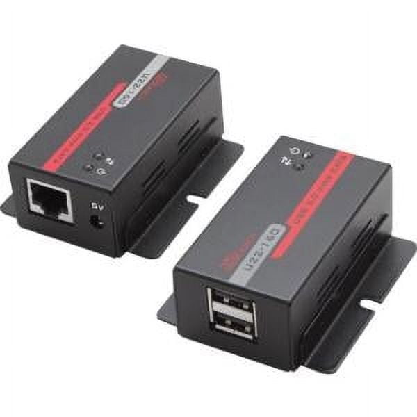 Hall Research U22-160 USB 2.0 over UTP Extender with 2-Port Hub ...