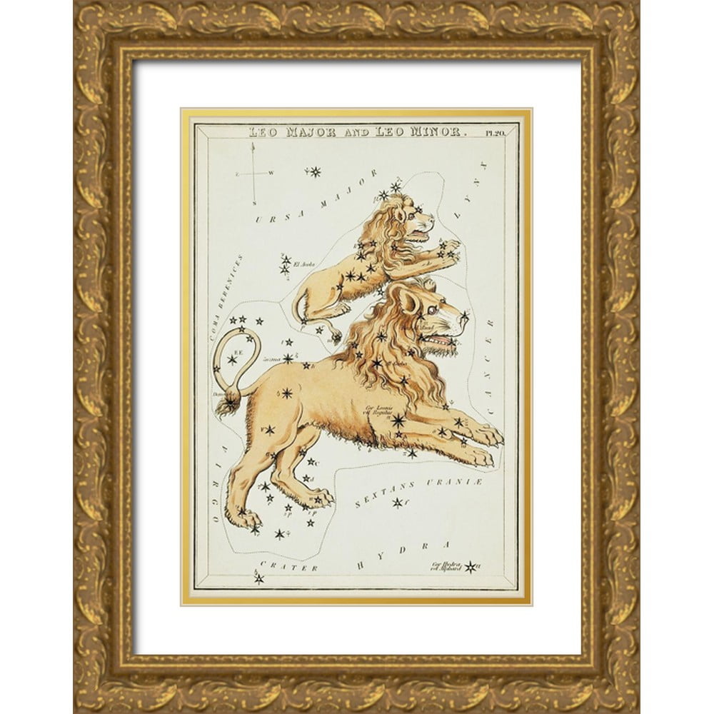 Hall, Sidney 14x18 Gold Ornate Wood Framed with Double Matting Museum ...