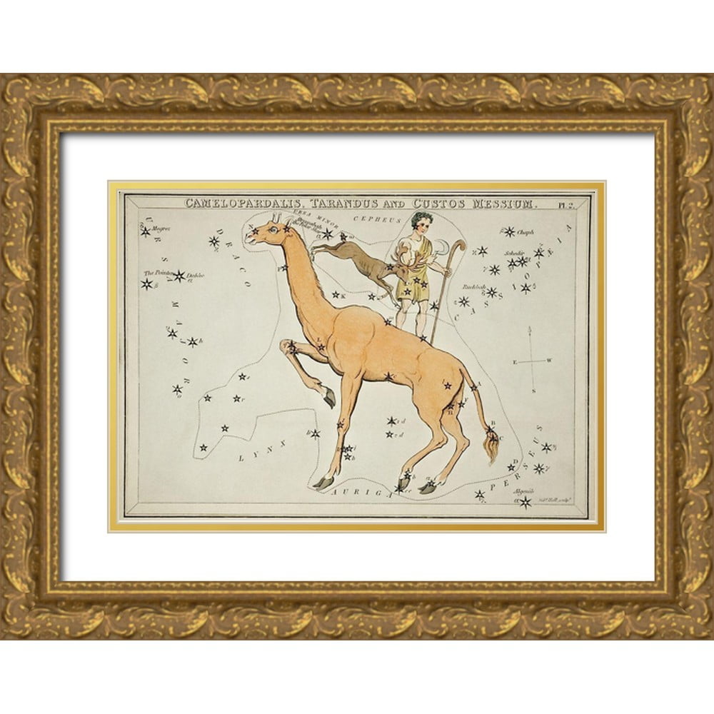 Hall, Sidney 24x18 Gold Ornate Wood Framed with Double Matting Museum ...