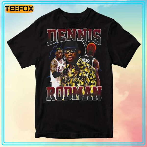 Hall of Fame Dennis Rodman Basketball Player T-Shirt - Walmart.com
