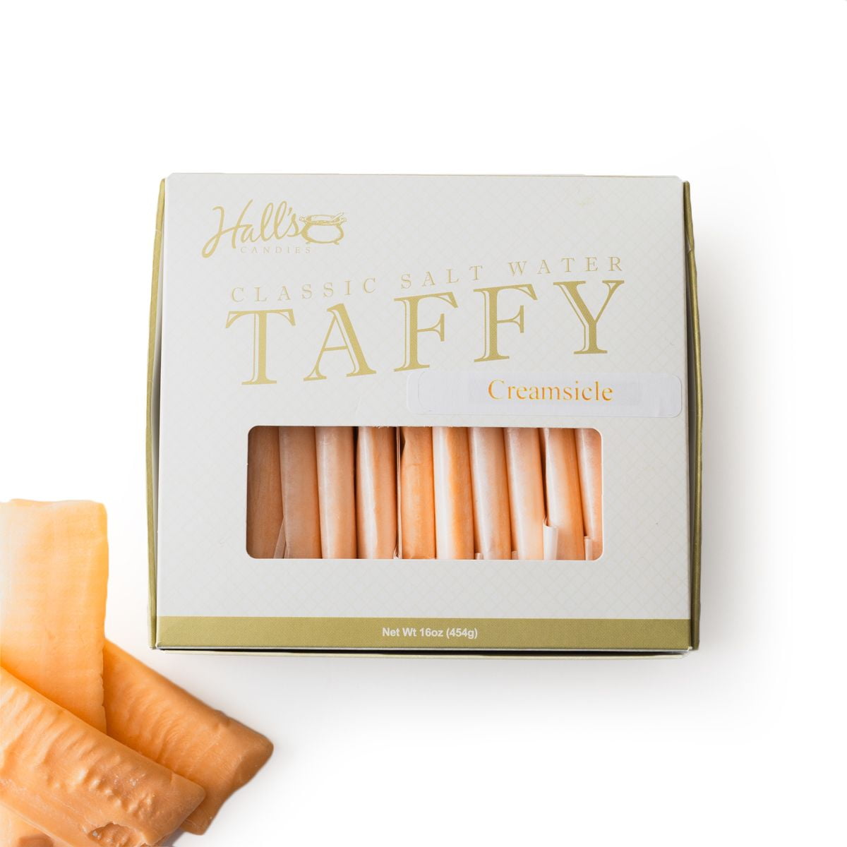 Hall's Creamsicle Salt Water Taffy, 16 oz - Walmart.com