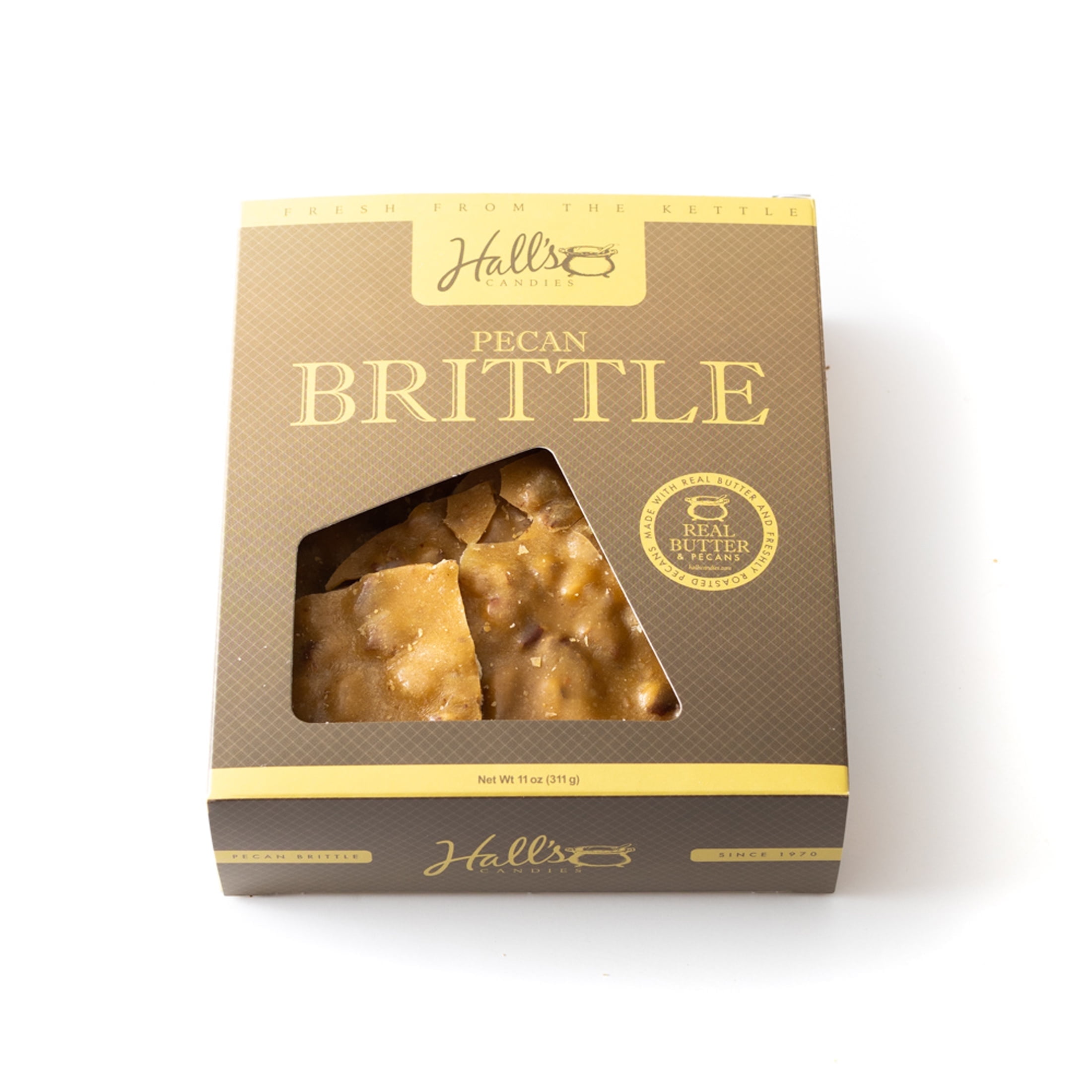 Hall's Pecan Brittle, 11 oz - Walmart.com