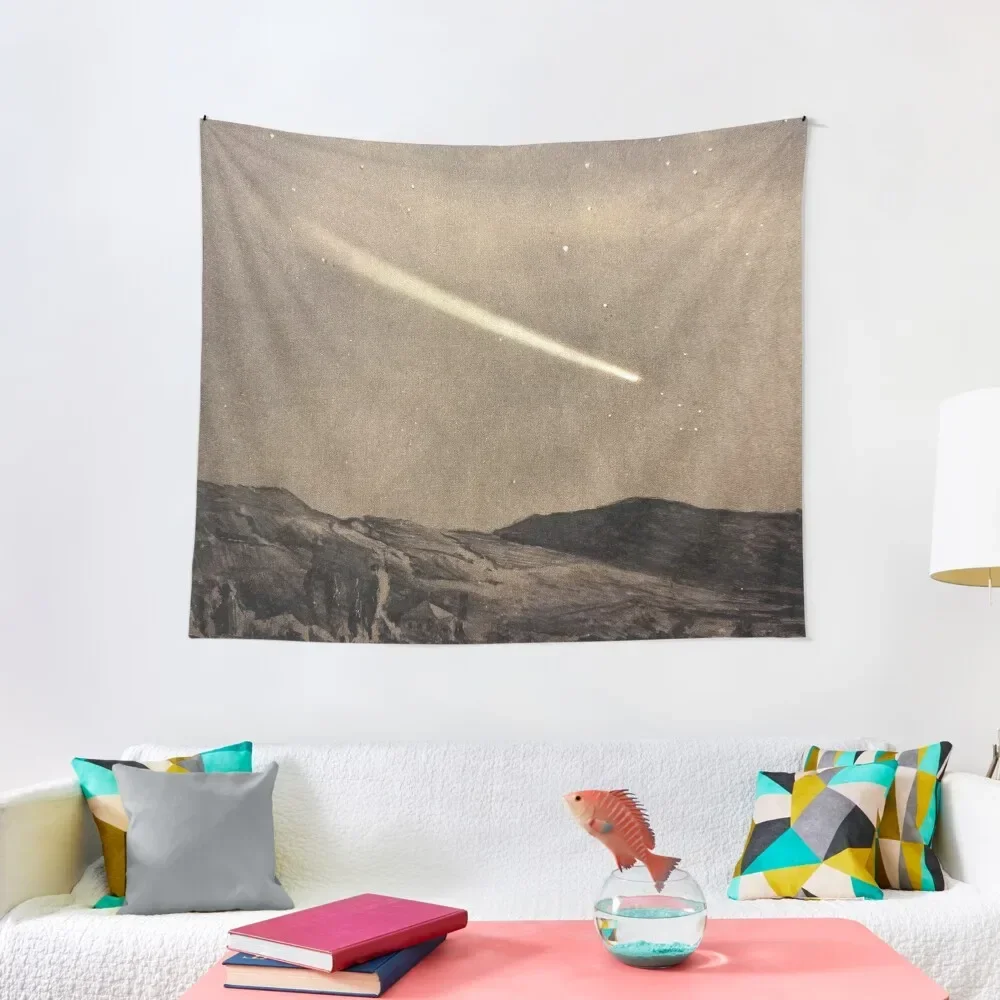 Halley's Comet France 1910 Tapestry Wall Coverings Home rations ...