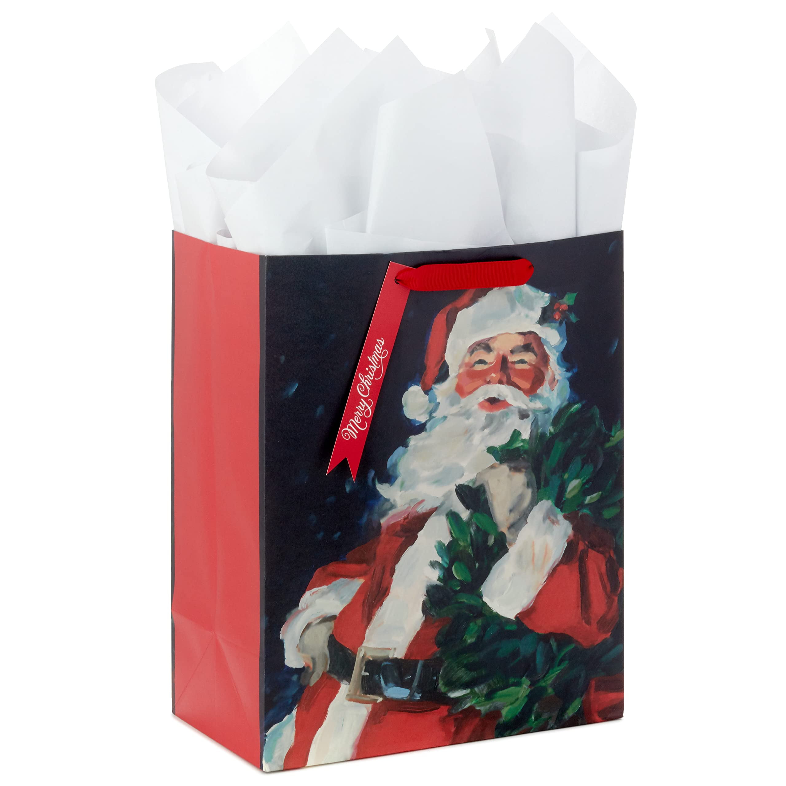 Hallmark 13" Large Christmas Gift Bag with Tissue Paper and Gift Tag ...