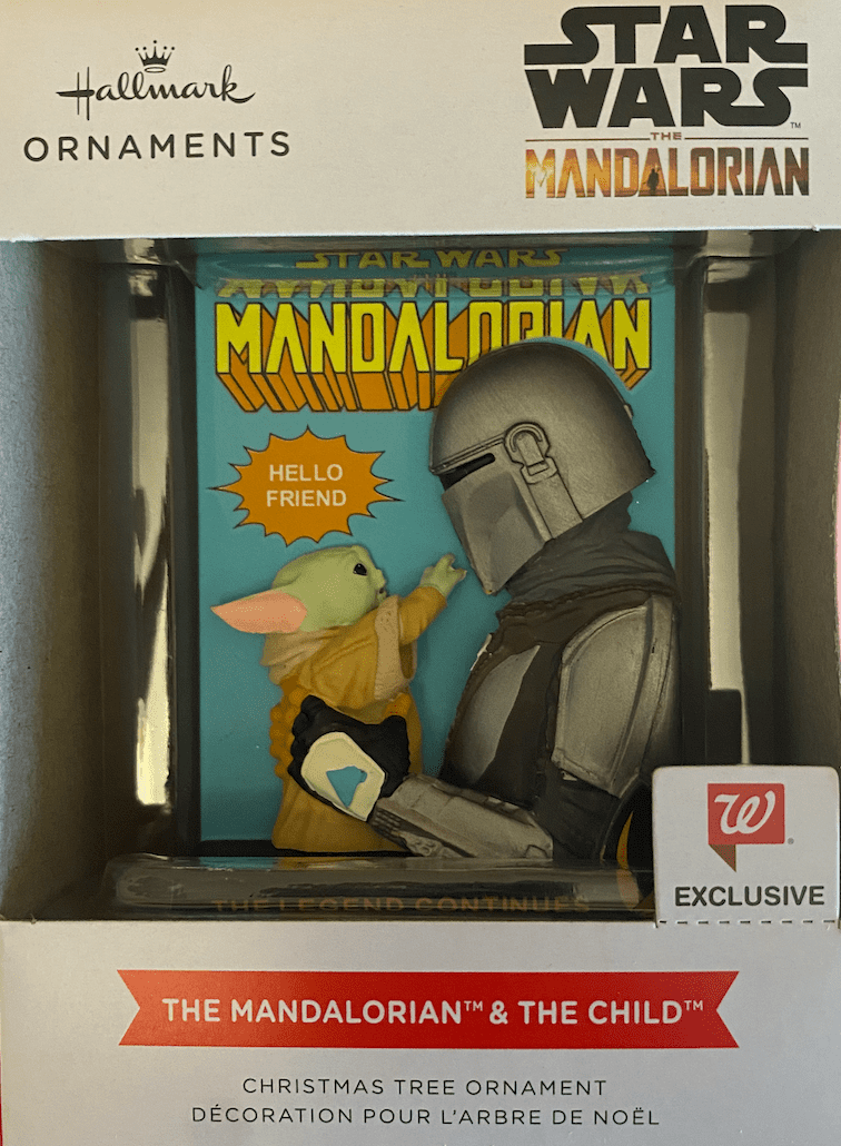 Hallmark 2021 Mandalorian and Child Star Wars Christmas Ornament, New ...