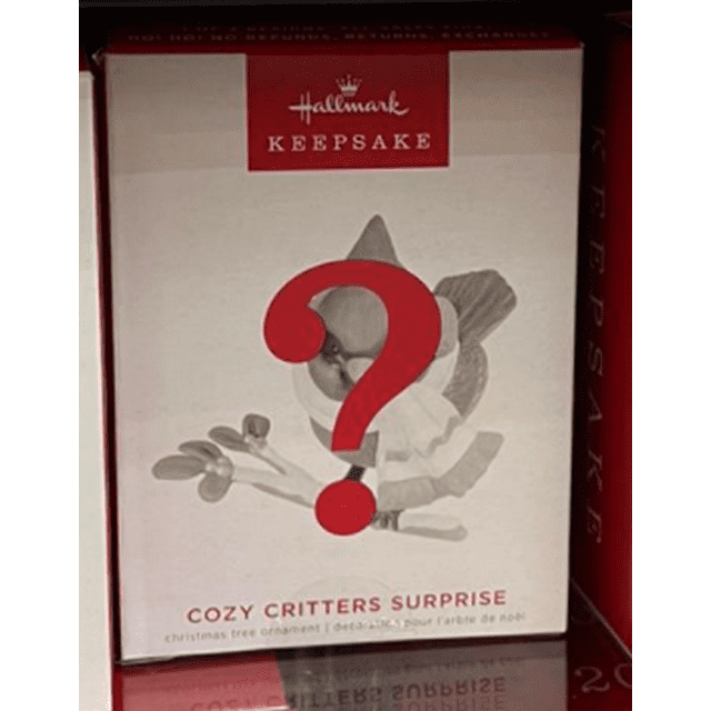 Hallmark 2022 Cozy Critters Surprise Mystery Box Christmas Ornament New ... Hallmark 2022 Cozy Critters Surprise Mystery Box Christmas Ornament New ...