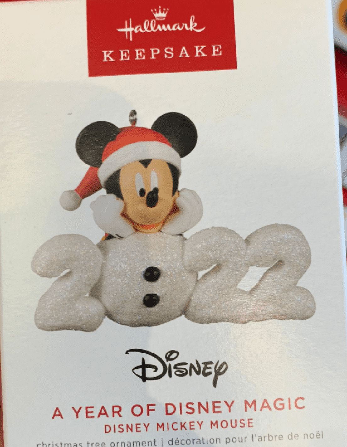 Hallmark 2022 Mickey Mouse Year of Disney Magic Christmas Ornament New ...