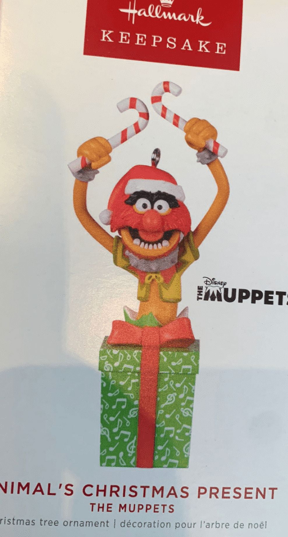 Hallmark 2022 Muppets Animal's Christmas Present Keepsake Ornament ...