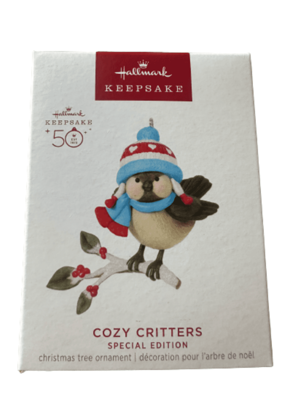 Hallmark 2023 Keepsake 50th Cozy Critters Special Edition Ornament New ...