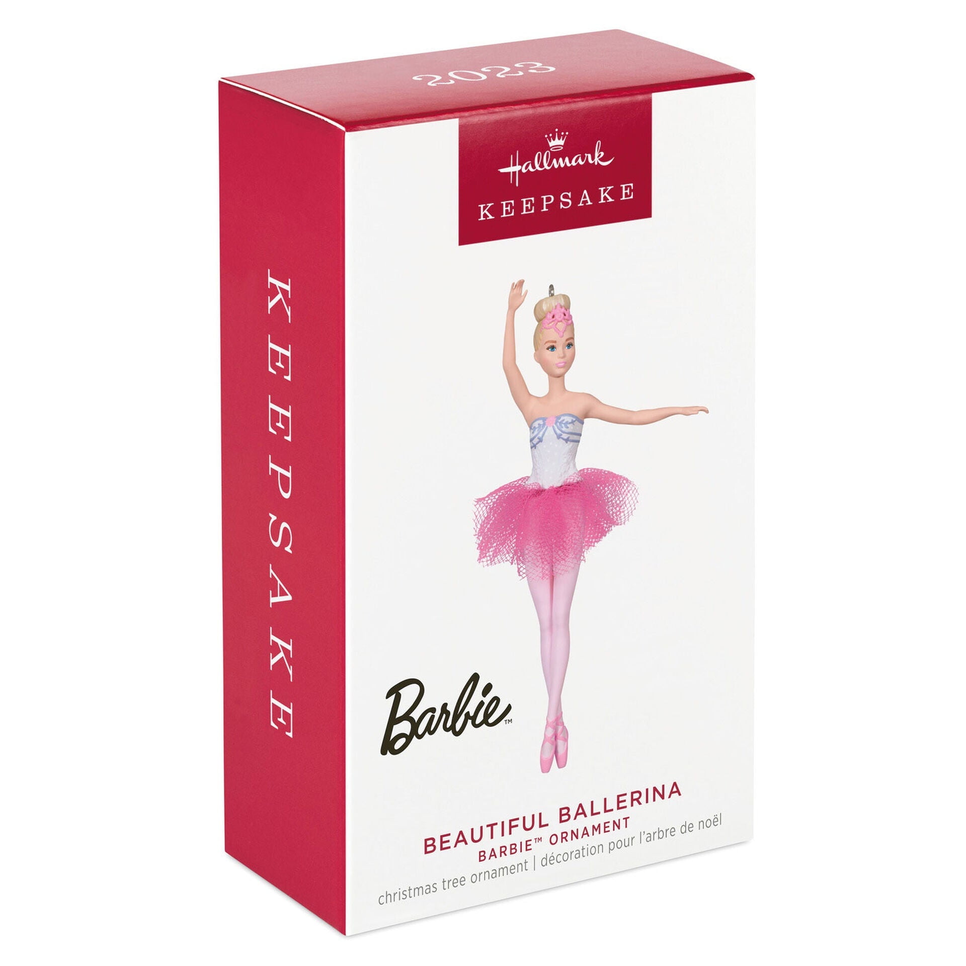 Hallmark 2023 Barbie Christmas Ornament, Ballerina with Tutu, Tiara and ...