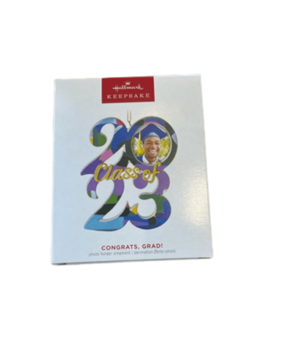 Hallmark 2023 Keepsake Congrats Grad Ceramic Photo Frame Ornament ...