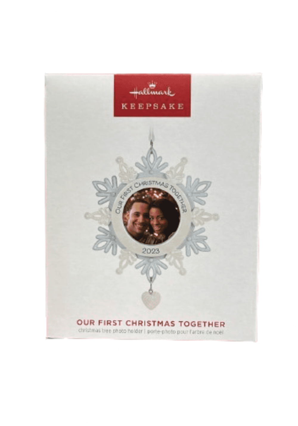 Hallmark 2023 Keepsake First Christmas Together Snowflake Photo Frame ...