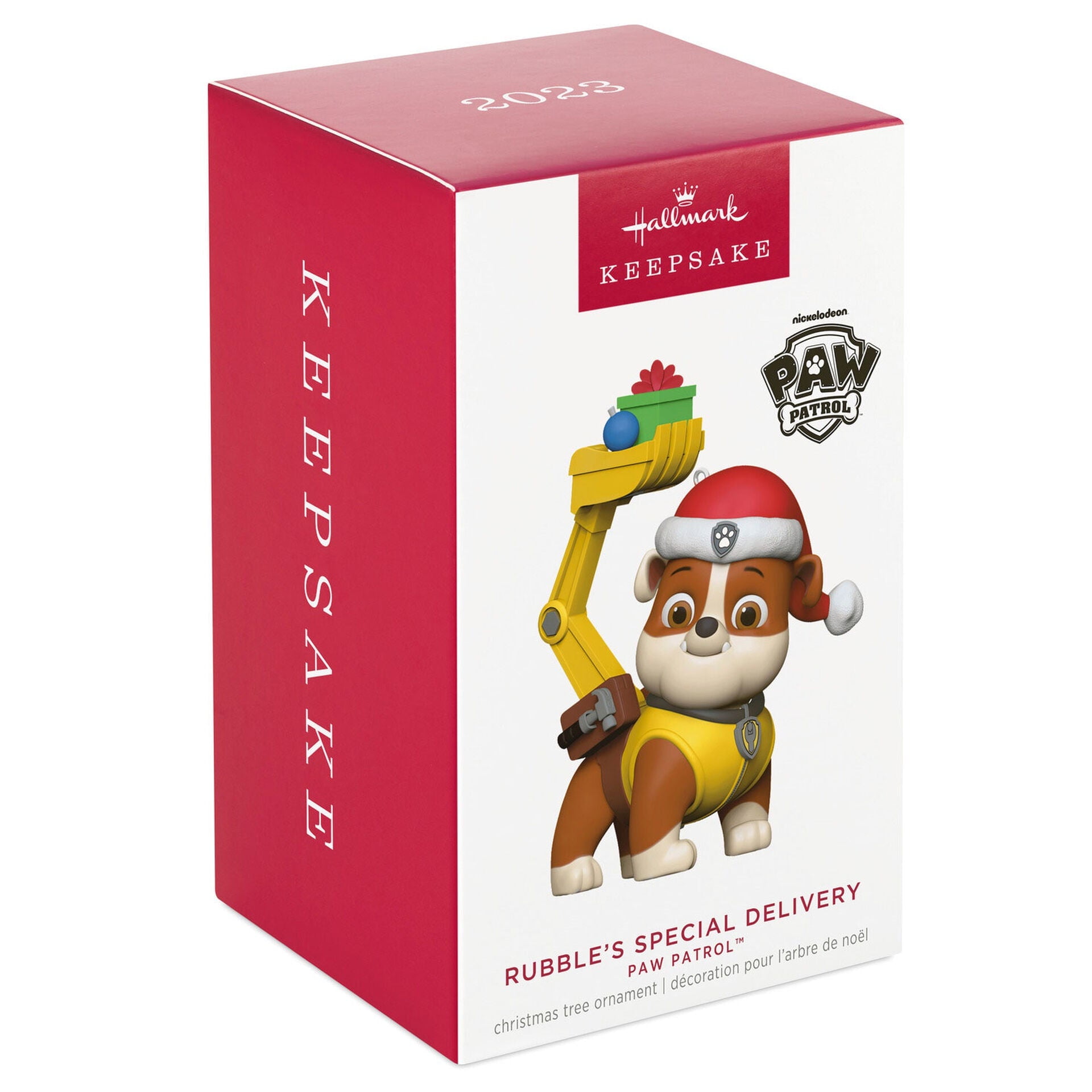 Hallmark 2023 Keepsake Paw Patrol Rubble Ornament, Christmas Tree ...