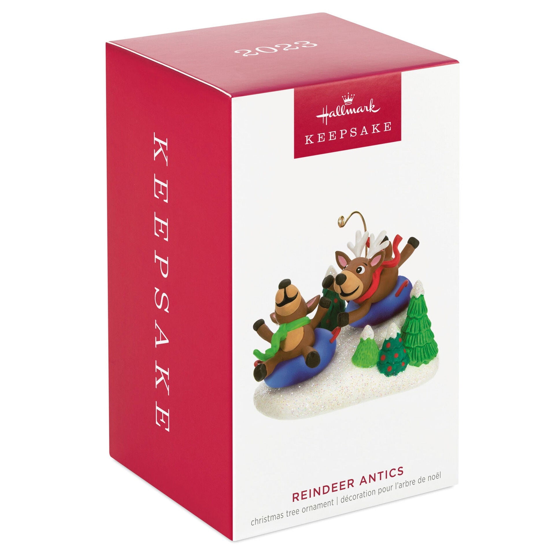 Hallmark 2023 Keepsake Reindeer Antics Christmas Ornament New with Box ...