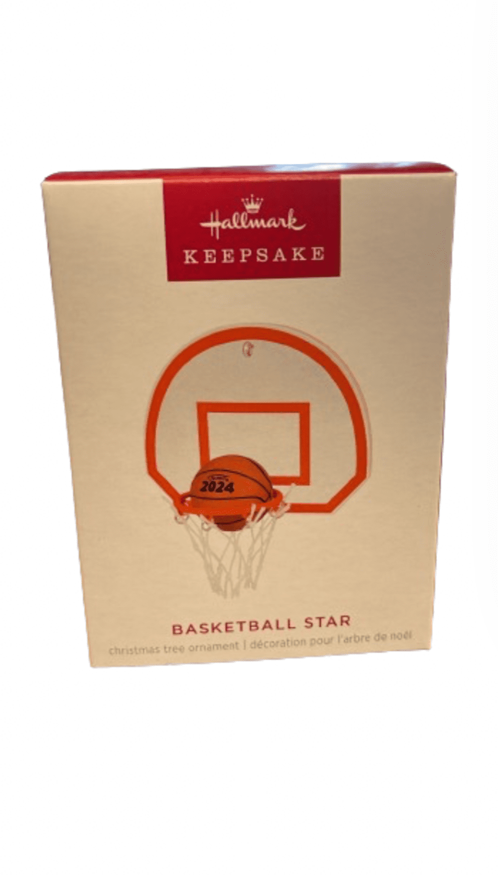 Hallmark 2024 Keepsake Basketball Star 2024 Christmas Ornament ...