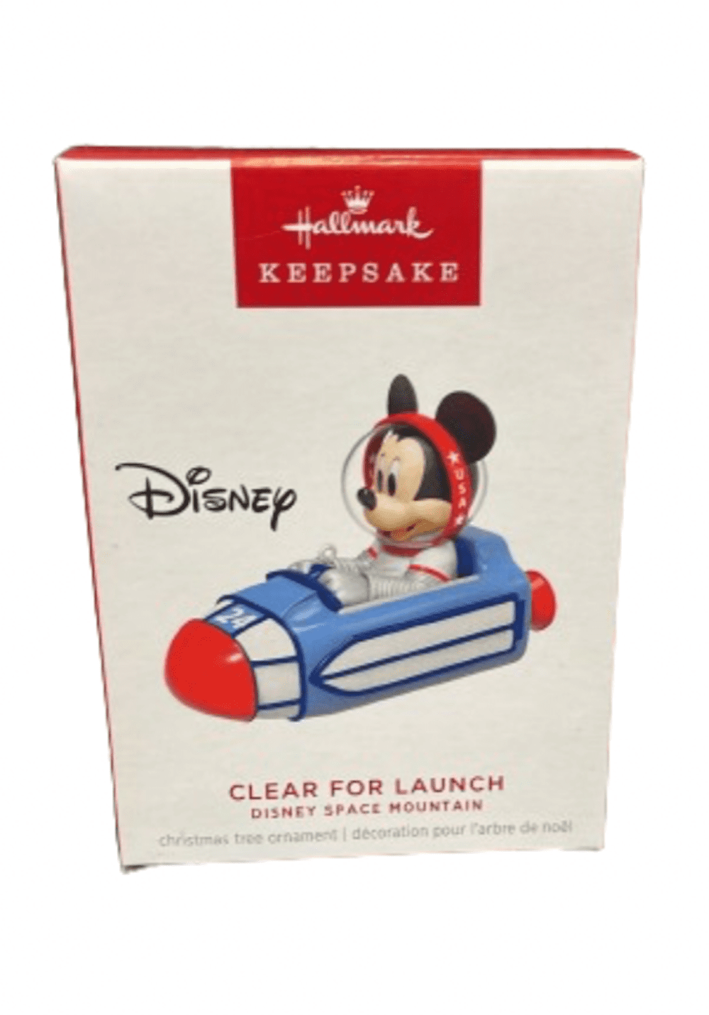 Hallmark 2024 Keepsake Disney Mickey Space Mountain Clear for Launch ...