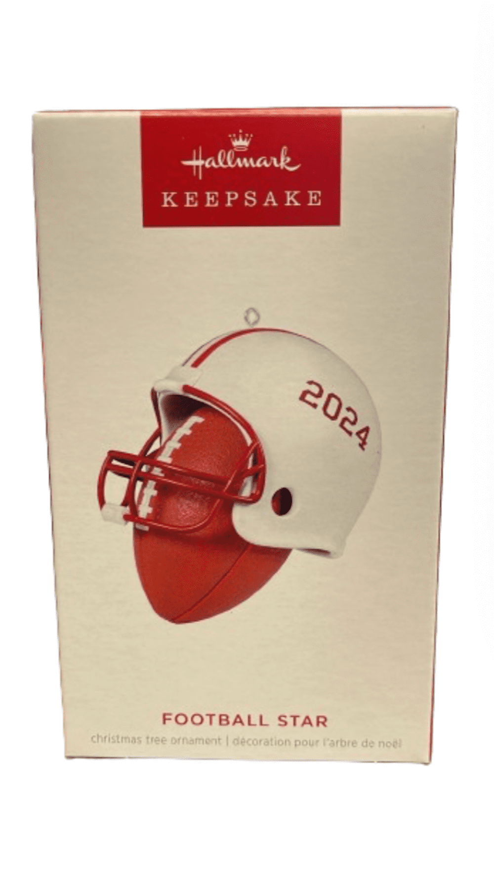 Hallmark 2024 Keepsake Football Star Christmas Ornament New with Box ...