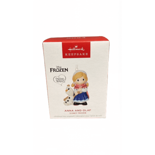 Hallmark 2024 Keepsake Frozen Anna and Olaf Porcelain Christmas ...
