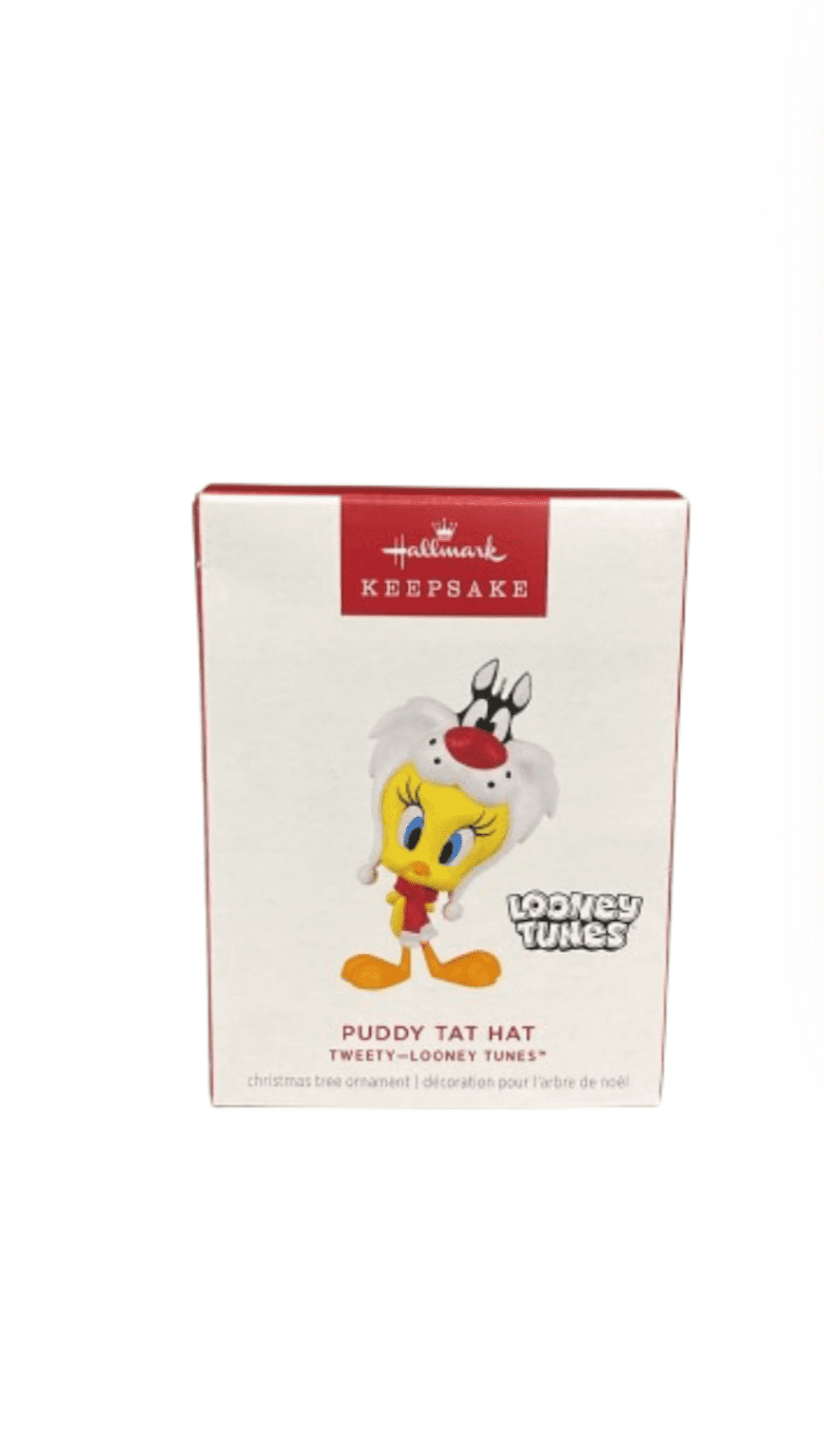 Hallmark 2024 Keepsake Looney Tunes Tweety Puddy Tat Hat Ornament New ...