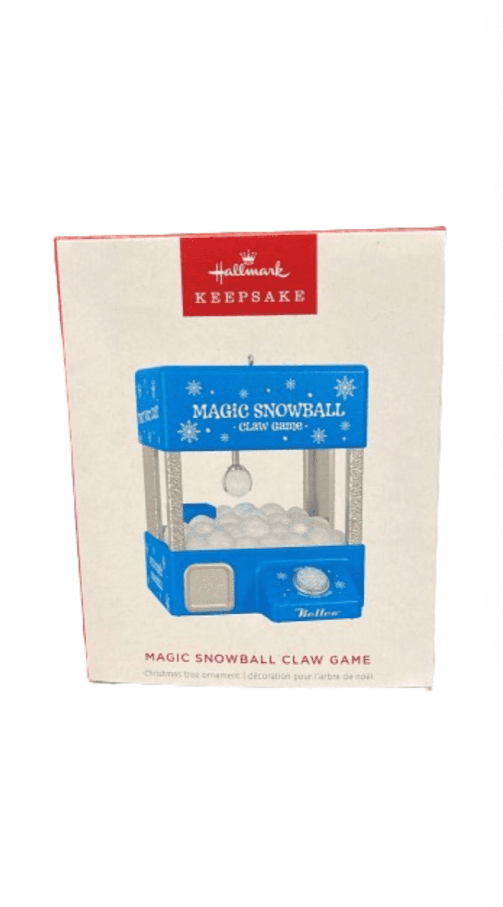 Hallmark 2024 Keepsake Magic Snowball Claw Game Christmas Ornament New ...