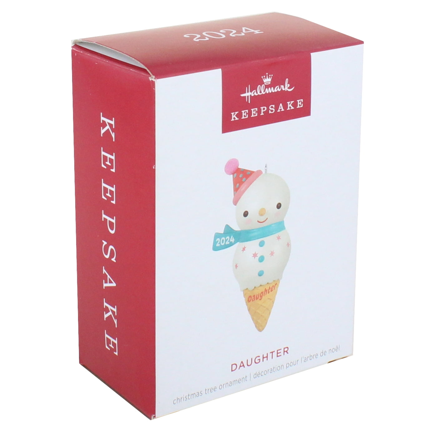 Hallmark 2024 Ornament Daughter Snowman Ice Cream Cone 2024 Ornament ...