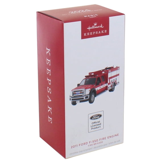 Hallmark 2024 Keepsake 2011 Ford F-550 Fire Engine Christmas Ornament ...