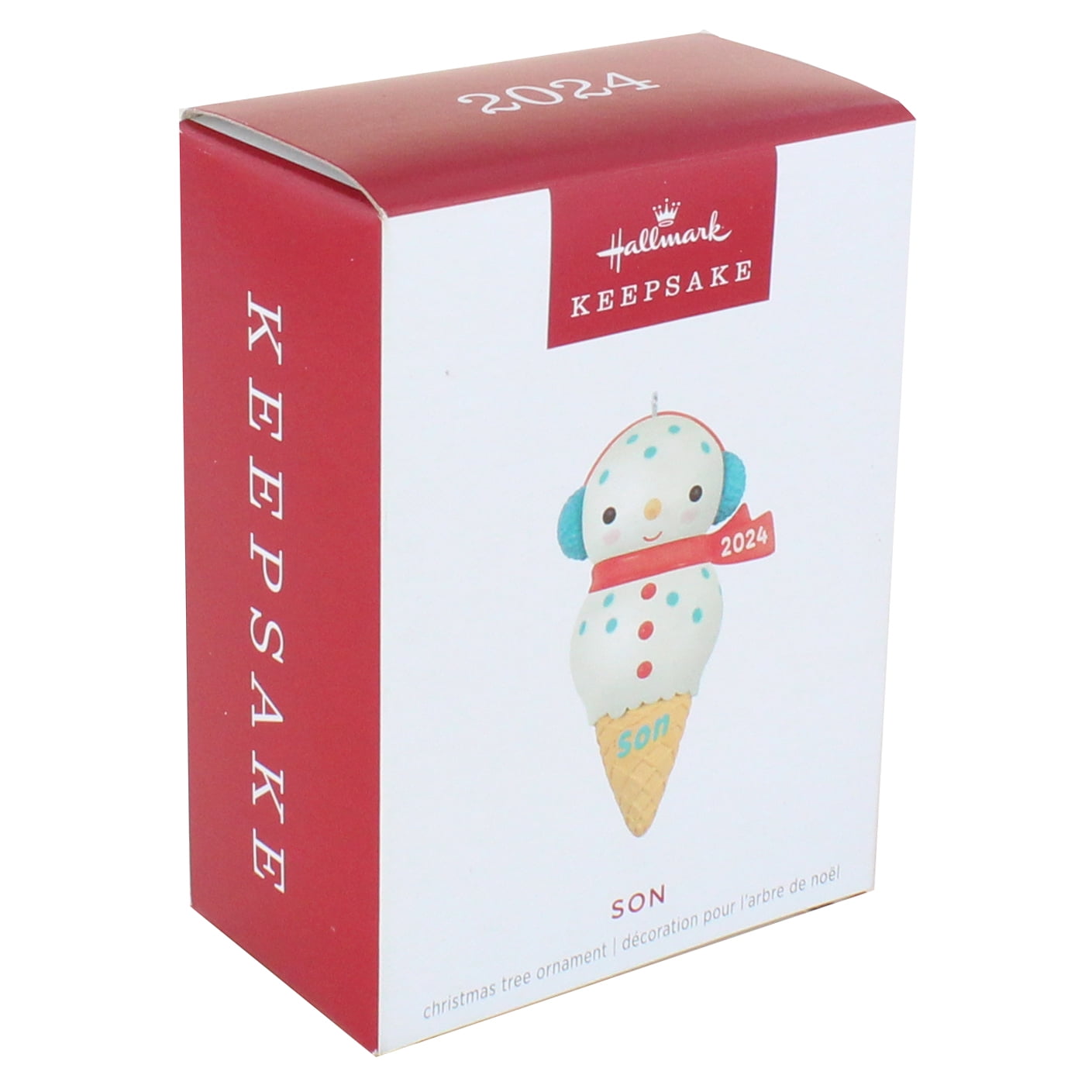 Hallmark 2024 Ornament Son Snowman Ice Cream Cone 2024 Ornament ...