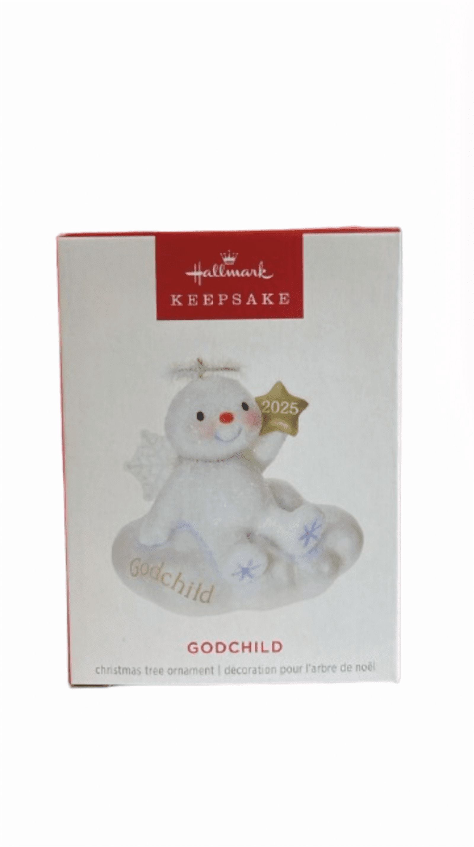 Hallmark 2025 Keepsake Godchild Snow Angel Christmas Ornament New with ...
