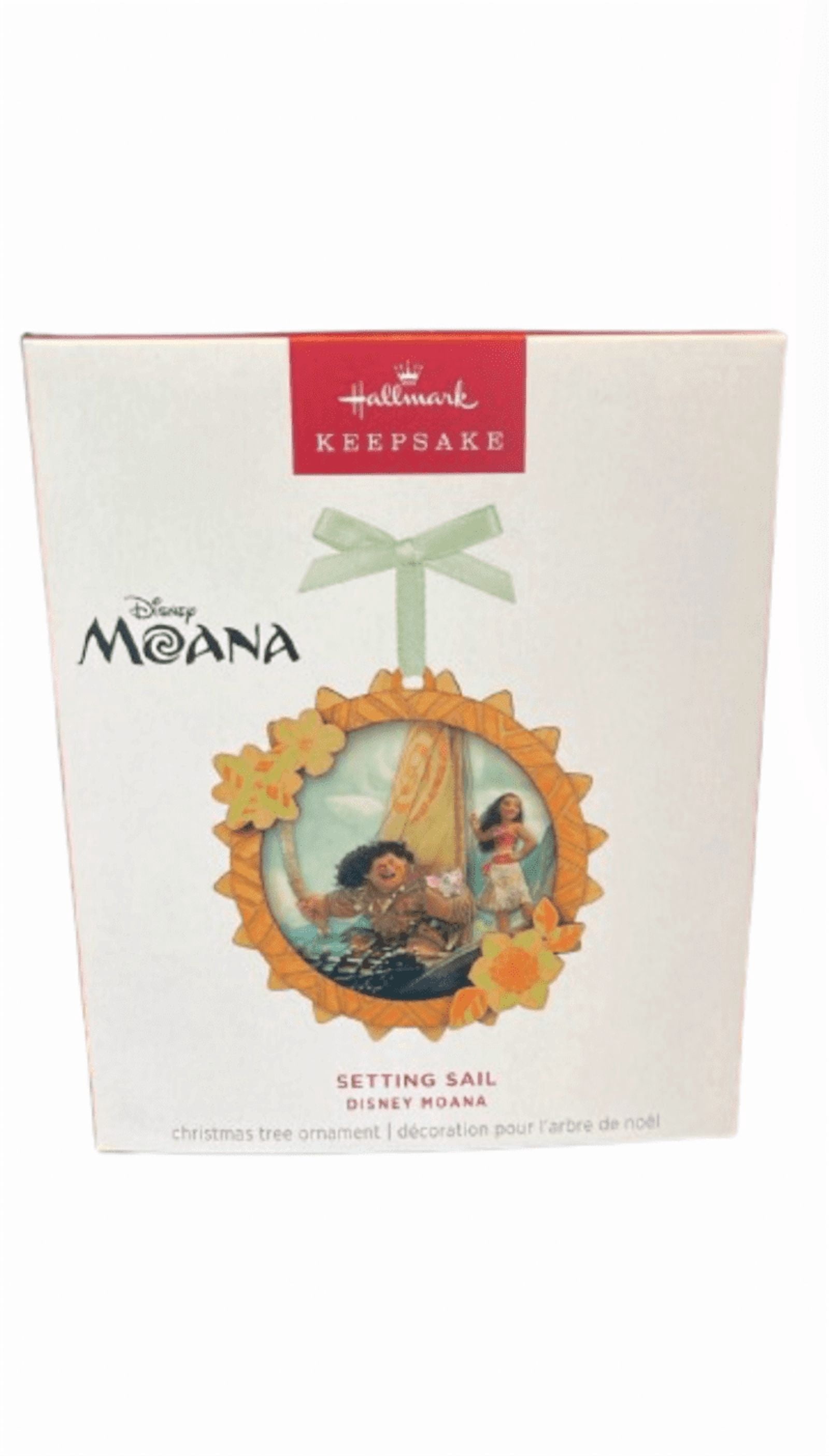 Hallmark 2025 Keepsake Moana Setting Sail Papercraft Christmas Ornament ...