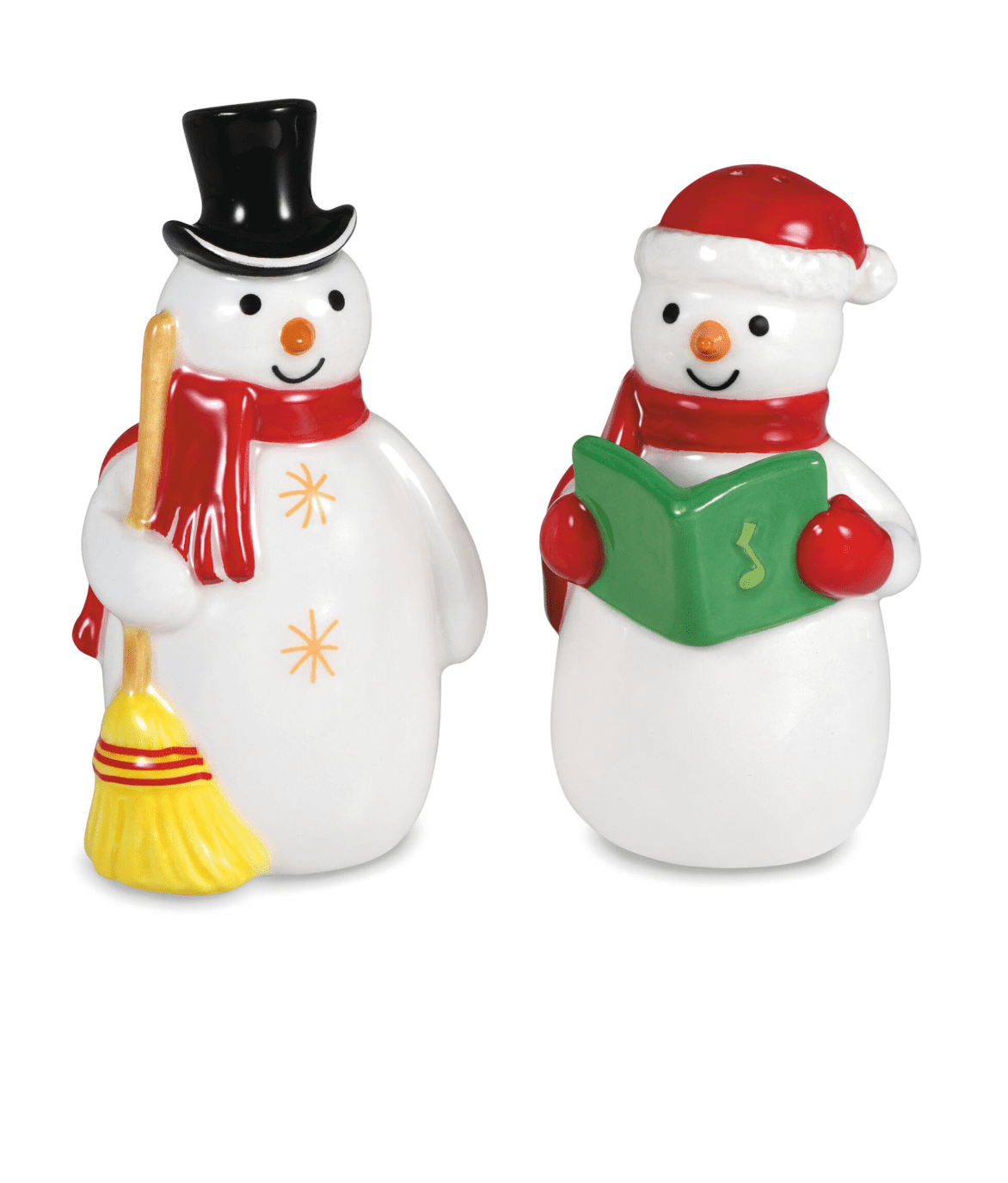 Hallmark 20th Anniversary Christmas Snowman Salt and Pepper Shakers Set ...