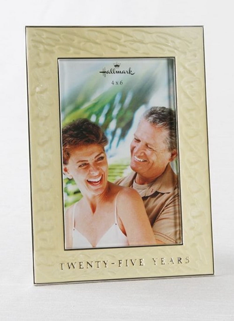 Hallmark 25 Years Enamel Fill Silver Frame - Walmart.com